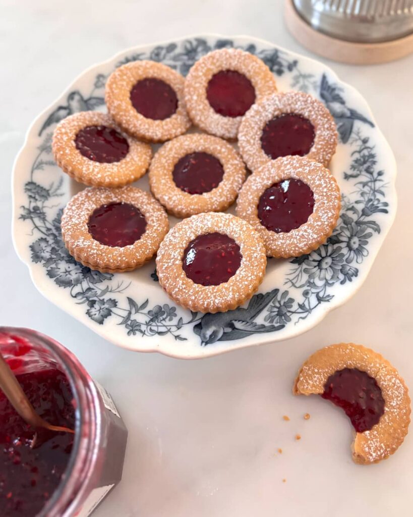 Sablés Linzer Framboise - CASAVIDA